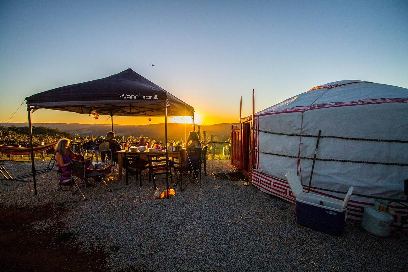 The Yurt Alpine Retreat II - Yurt for Rent in Myrrhee, High Country ...