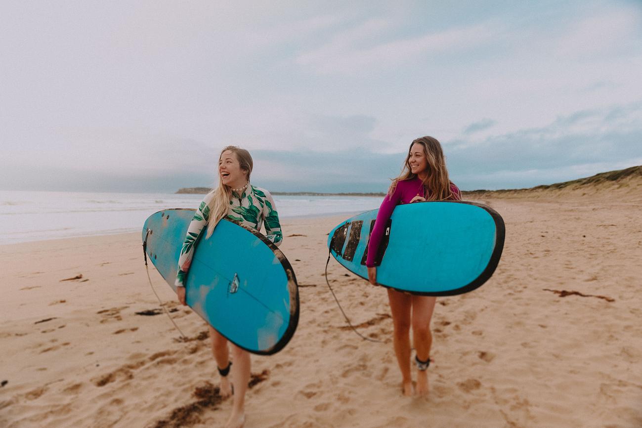 Surfing at Ocean Grove Main Beach | Riparide