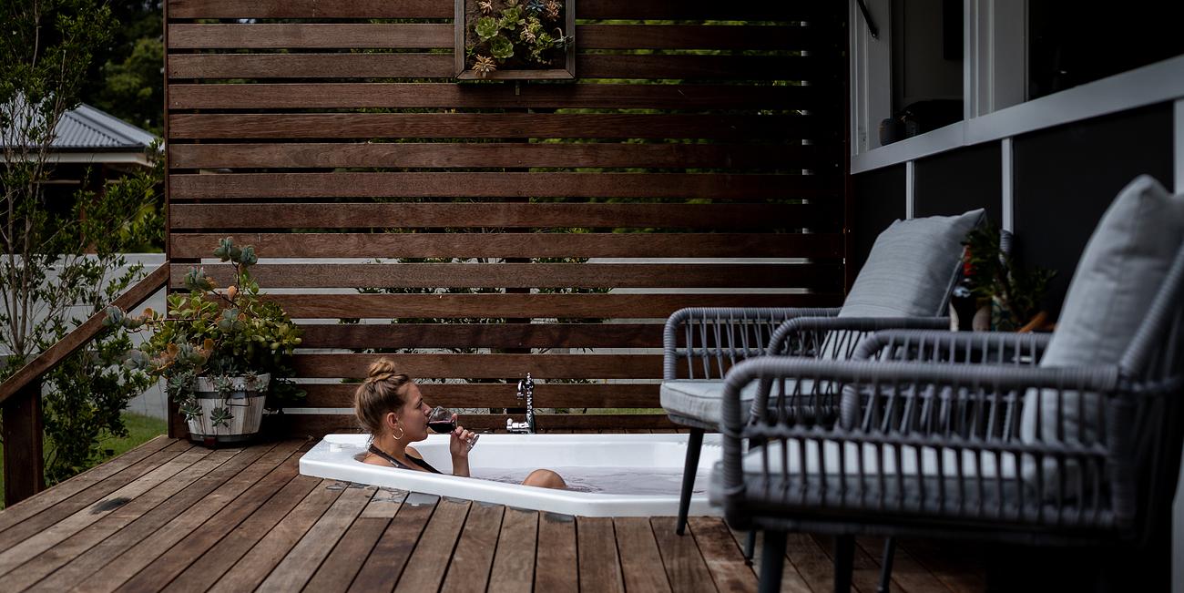 Tiny House with outdoor spa, deck and loft - Tiny house for Rent in Matcham, Central Coast, NSW ...