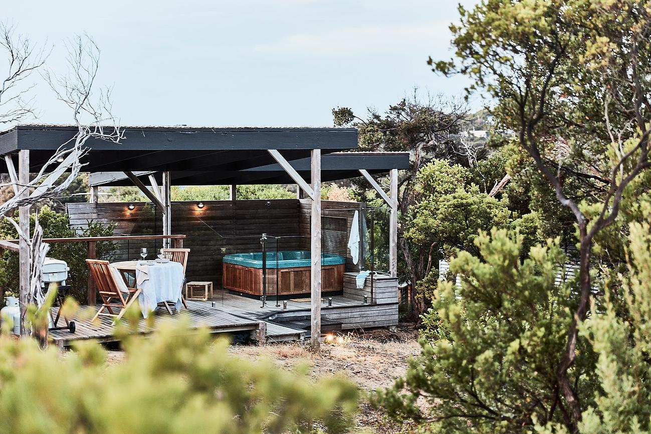 Ida's Ocean Beach Studio with Spa and Outdoor Bath - House for Rent in Saint Andrews Beach ...