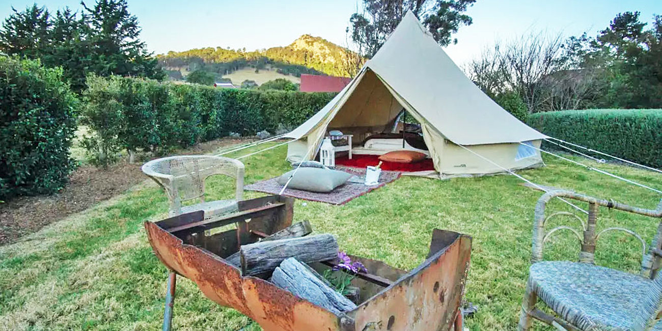 Mountain View Farm - The Tent House - Glamping for Rent in Tilba Tilba ...