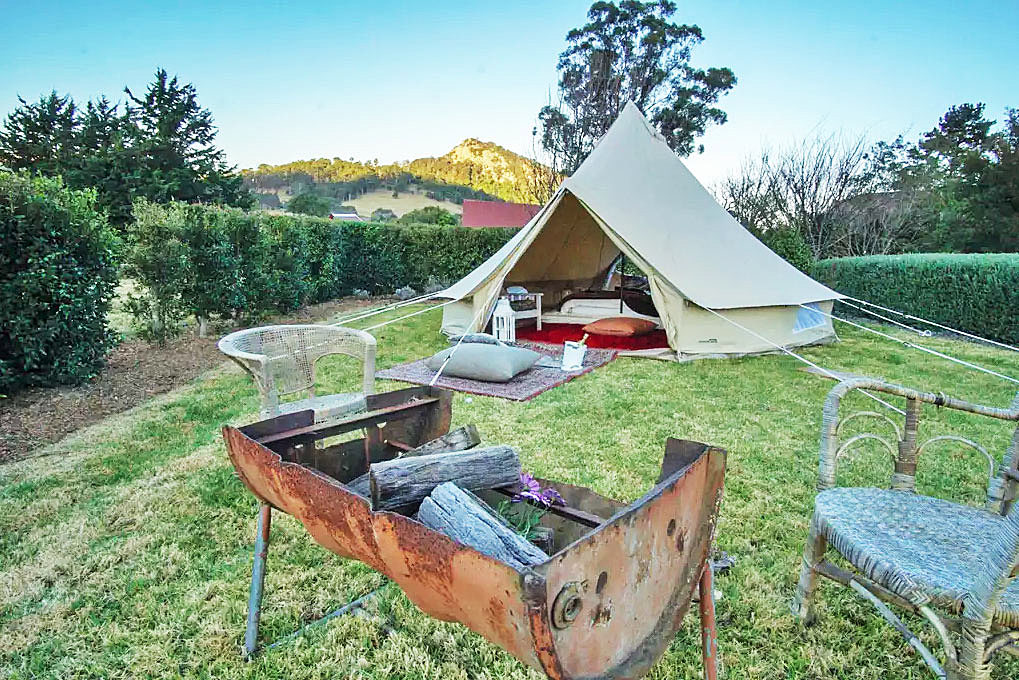 Mountain View Farm - The Tent House - Glamping for Rent in Tilba Tilba ...