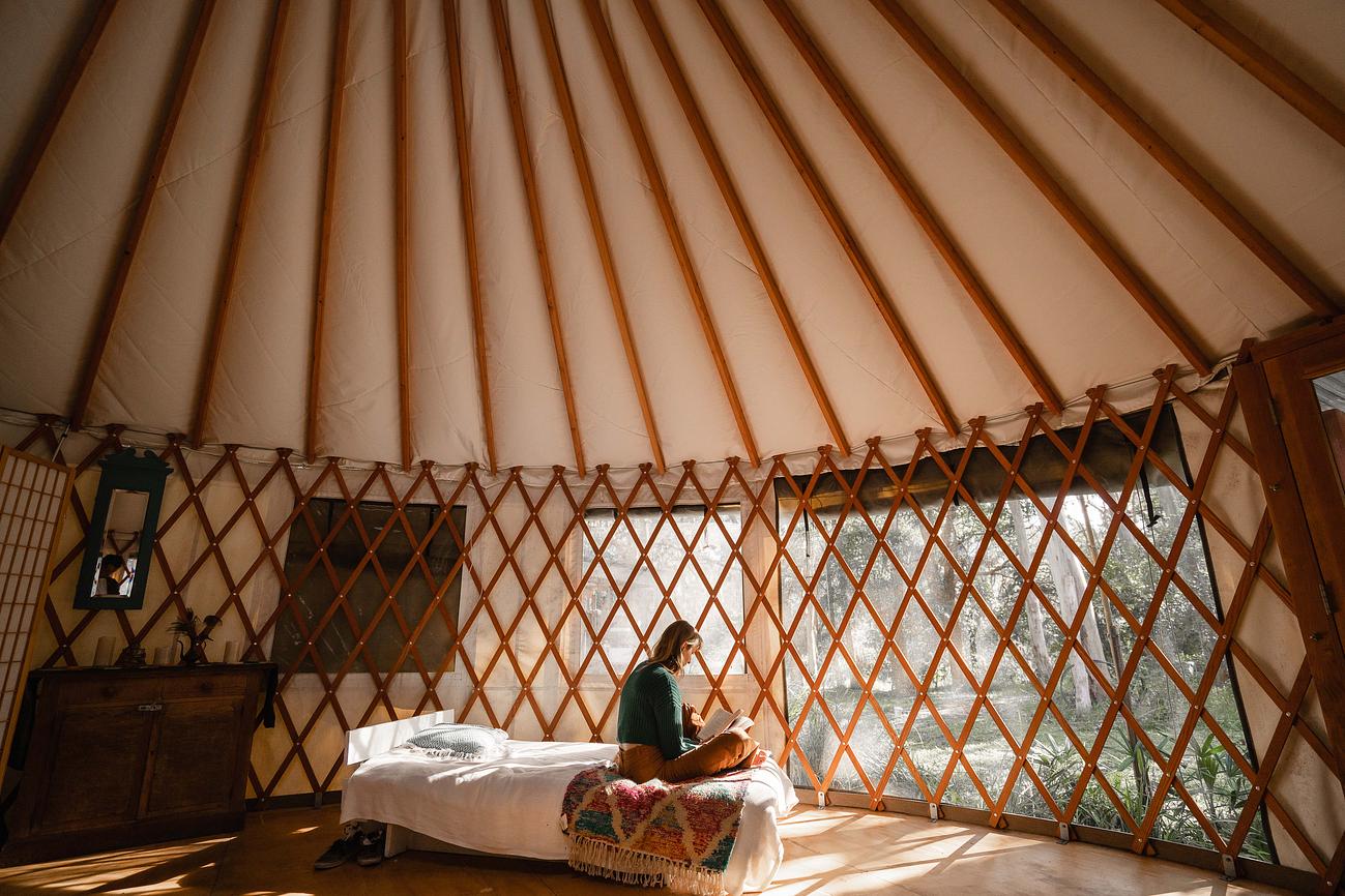 Sanctuary Yurt by Sea Retreat - Glamping for Rent in Nambucca, North ...
