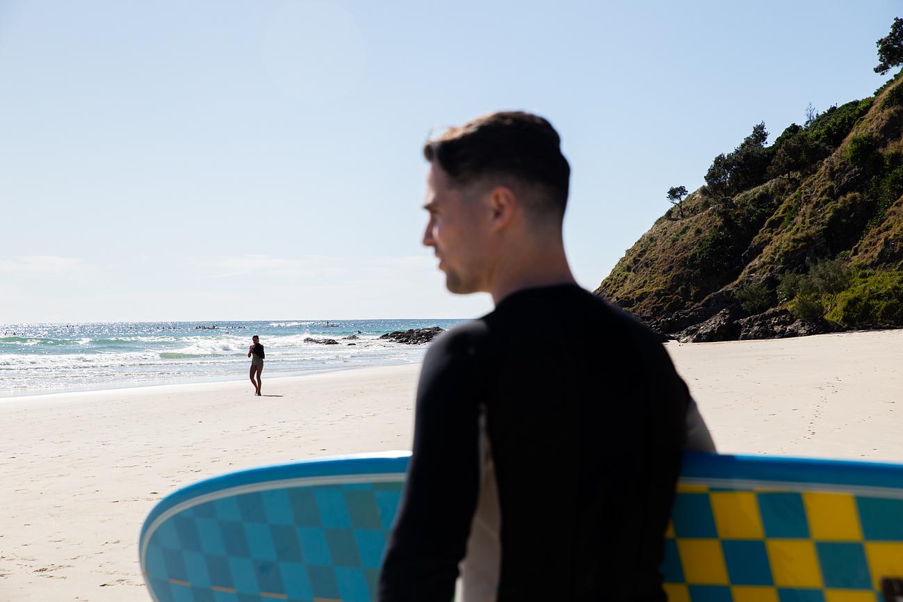 Catching Waves at Wategos Beach | Riparide