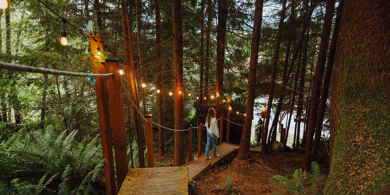 Treehouse Place at Deer Ridge - Treehouse for Rent in Snohomish ...