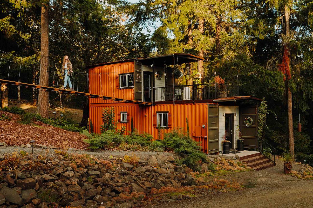 Shipping Container Home at Highland & CO Acres - Shipping container for ...