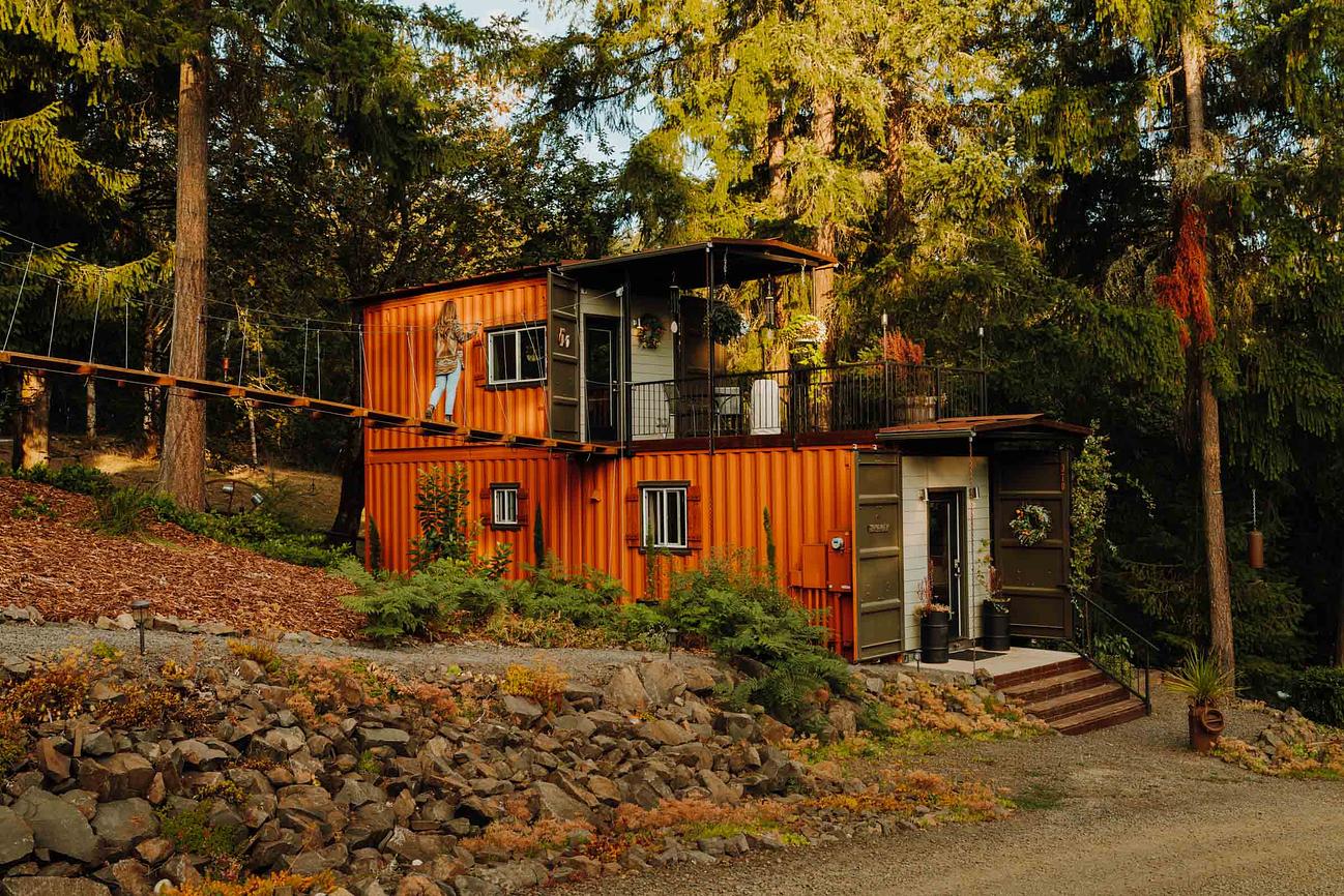 Shipping Container Home at Highland & CO Acres - Shipping container for ...