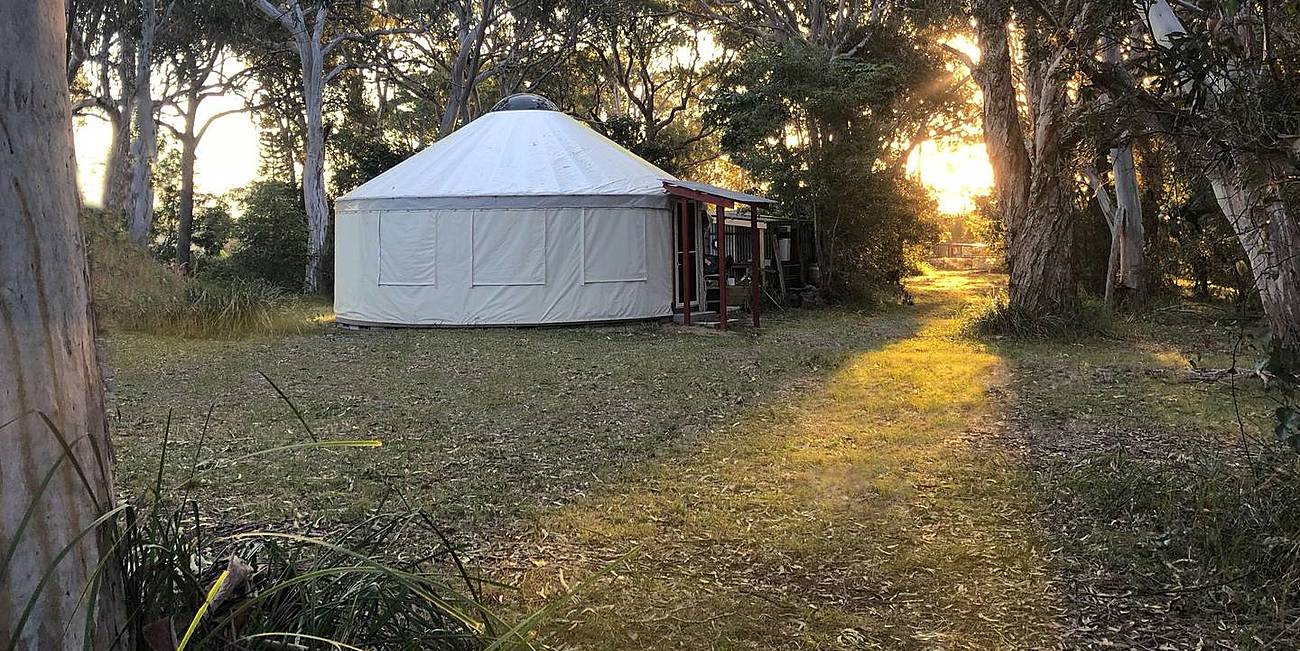 Sanctuary Yurt by Sea Retreat - Glamping for Rent in Nambucca, North ...