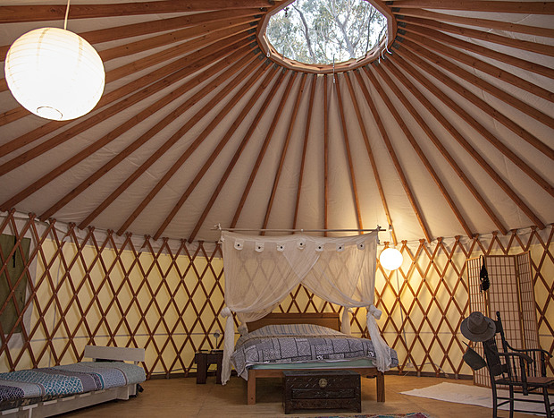 Sanctuary Yurt by Sea Retreat - Glamping for Rent in Nambucca, NSW, AU ...