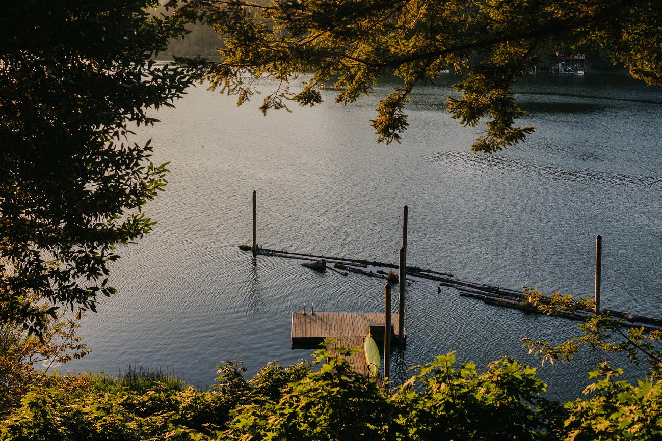 Kayaking and Swimming from the Private Dock | Riparide