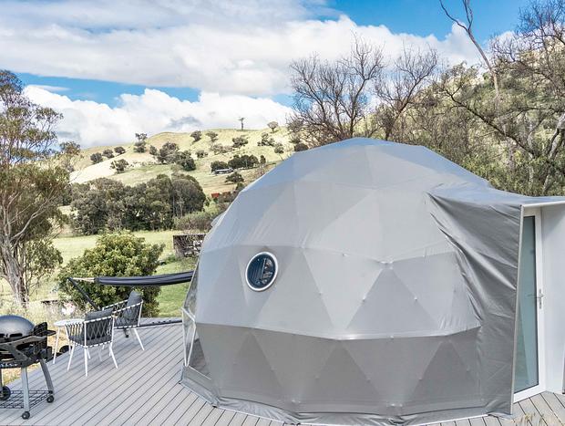 Peppertree Dome at La Paloma Farm - Glamping for Rent in Darbys Falls ...