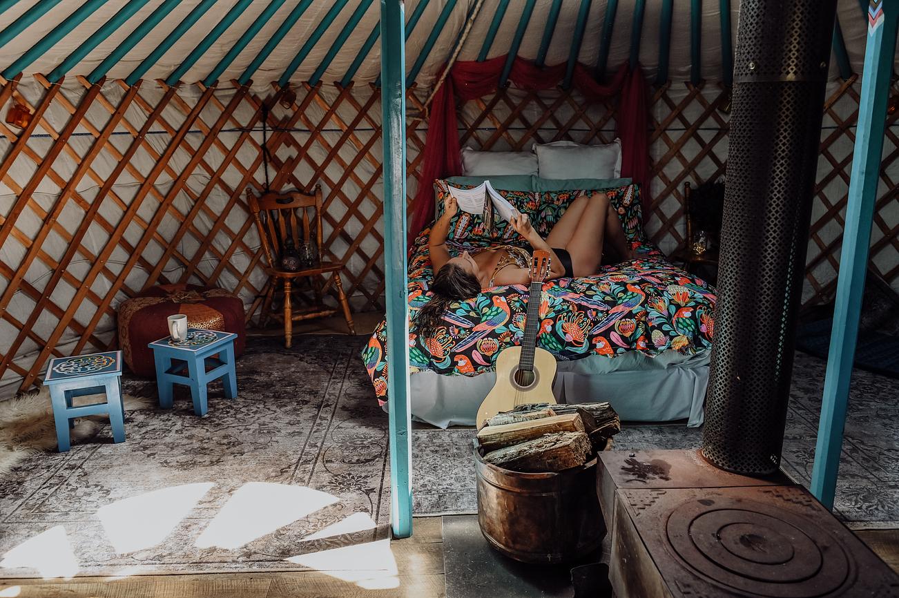 The Yurt Alpine Retreat - Yurt for Rent in Myrrhee, High Country, VIC ...