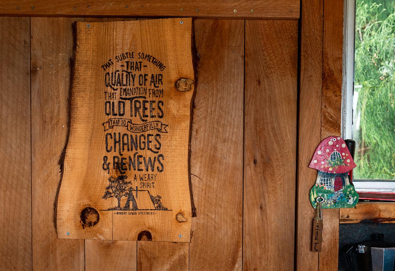 The Rimu Hut - Cosy Off-grid Bush Escape - A-frame for Rent in Ararimu ...