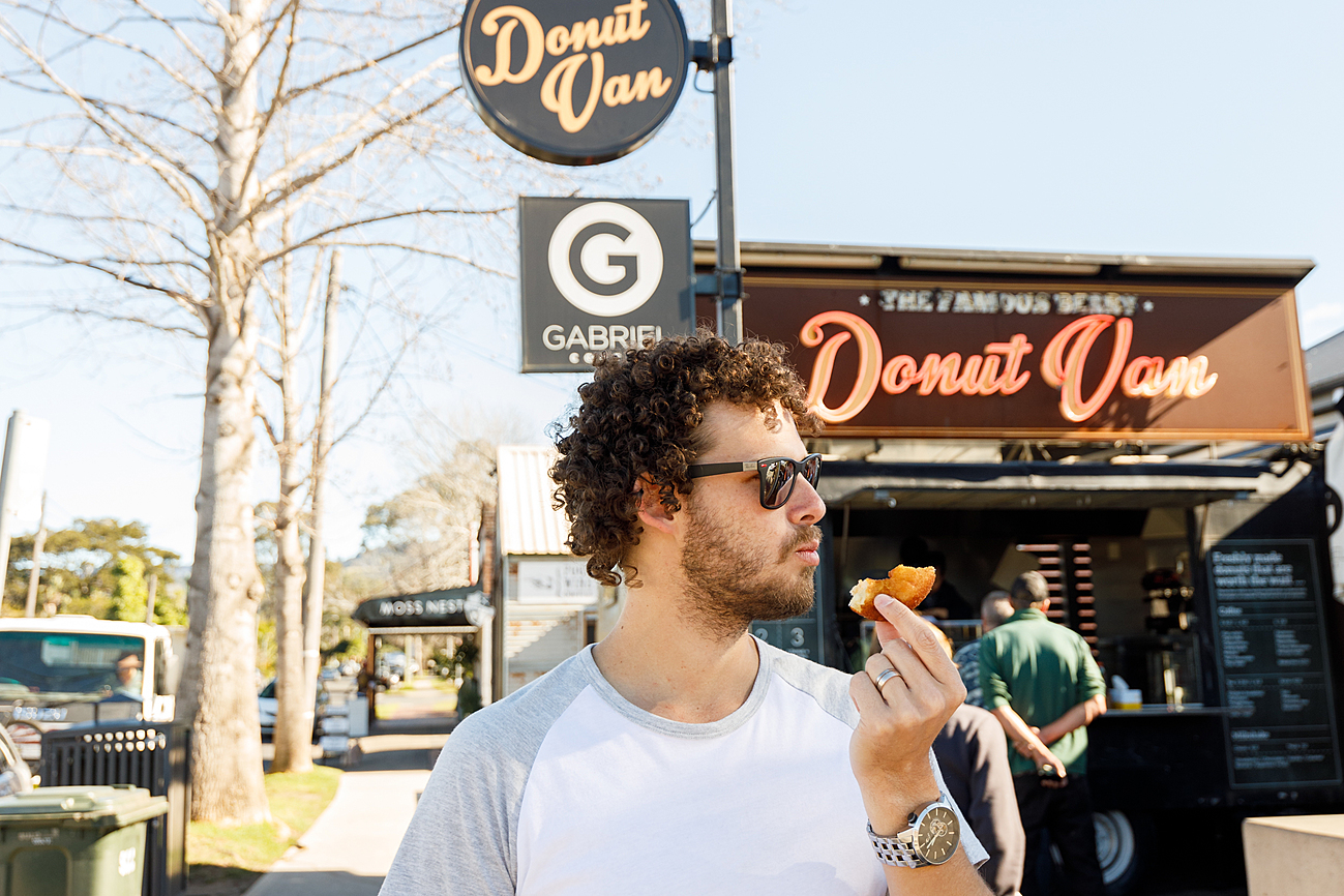 Enjoying the famous Berry Donuts | Riparide