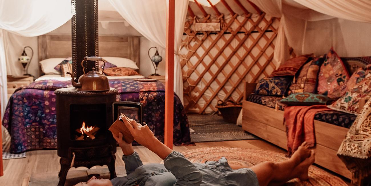 Ayala Yurt Stay - Yurt for Rent in Warburton, Yarra Valley, VIC, AU ...