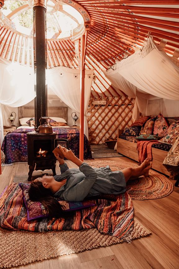 Ayala Yurt Stay - Yurt for Rent in Warburton, Yarra Valley, VIC, AU ...
