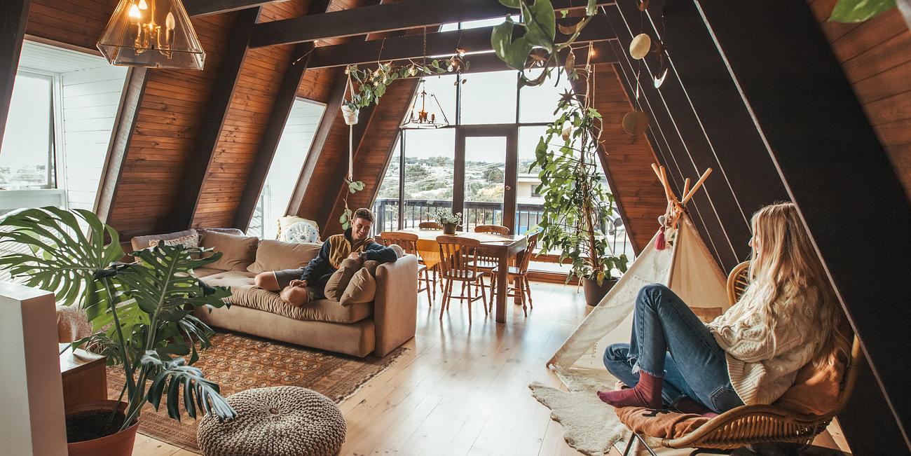 Magical A-frame home with sauna - A-frame for Rent in Clifton Springs, Bellarine Peninsula, VIC ...