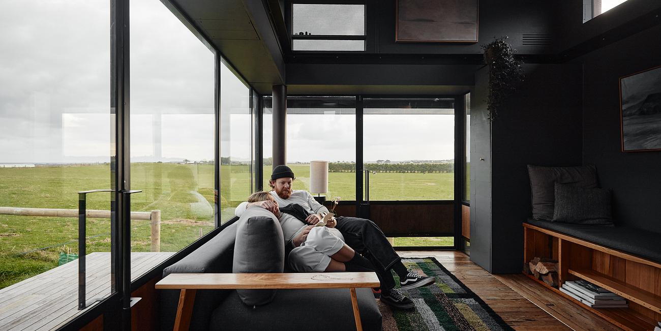 The Cutting - A Small Off-Grid Farm House With Ocean Views - Tiny house ...