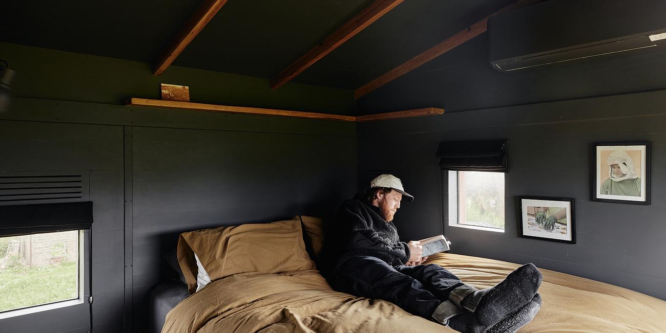 The Cutting - A Small Off-Grid Farm House With Ocean Views - Tiny house ...