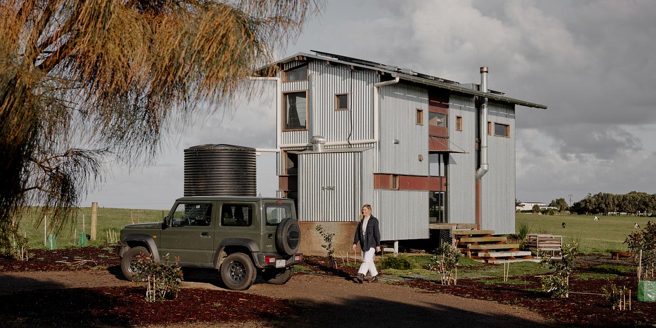 The Cutting - A Small Off-Grid Farm House With Ocean Views - Tiny house ...