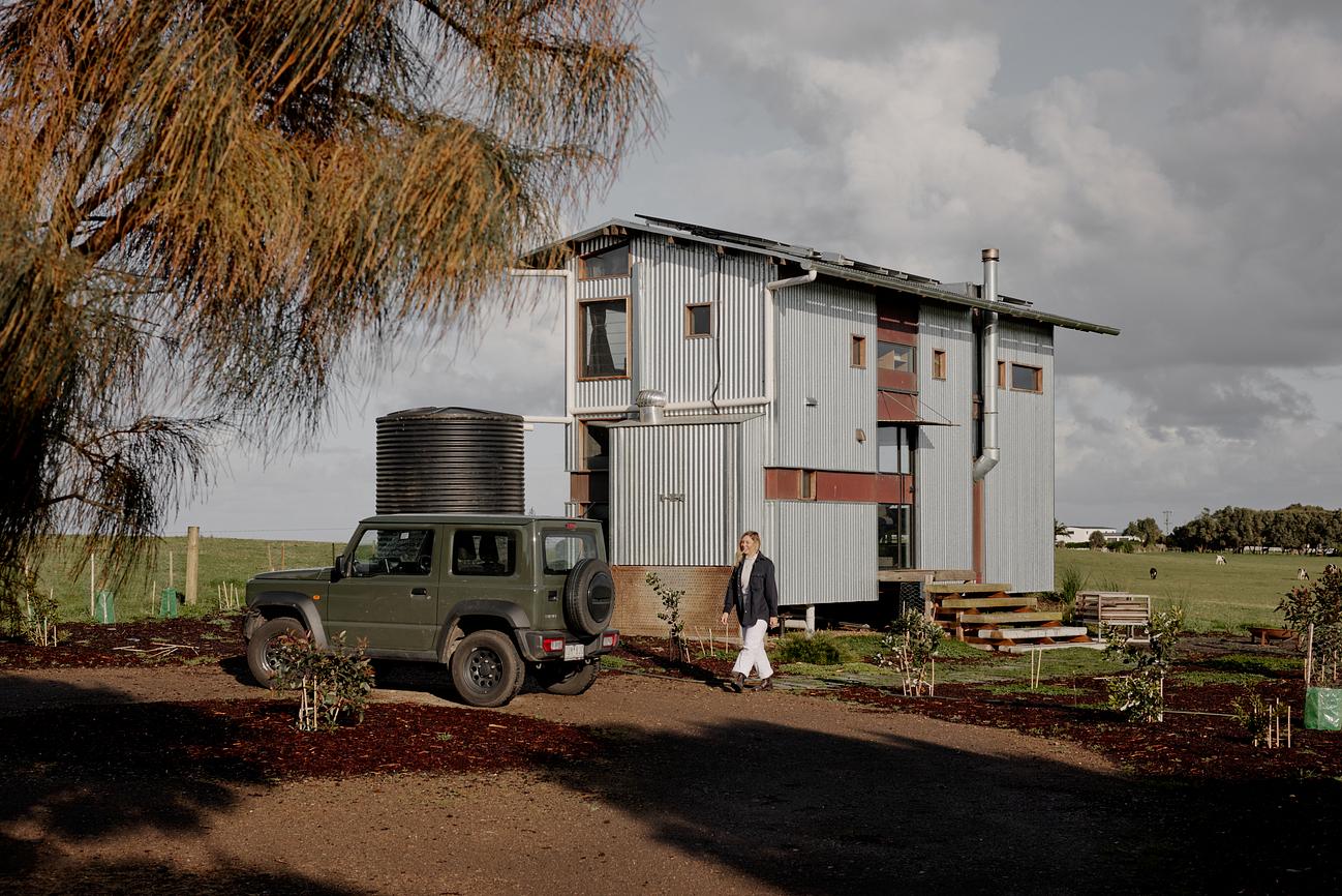The Cutting - A Small Off-Grid Farm House With Ocean Views - Tiny house ...