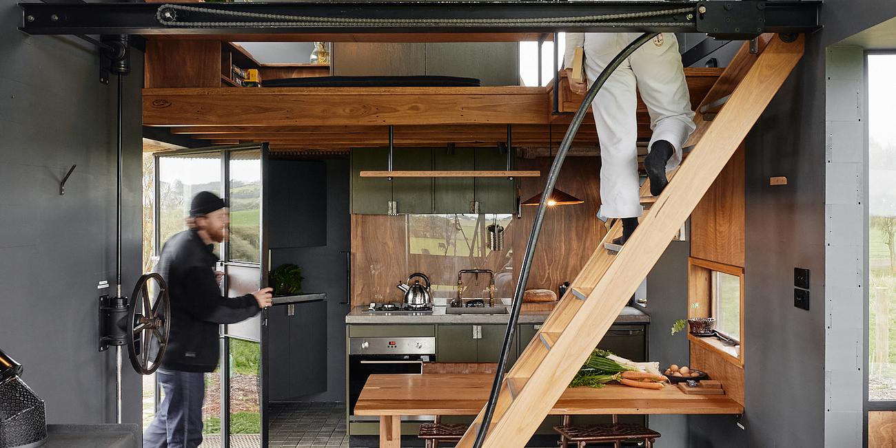 The Cutting - A Small Off-Grid Farm House With Ocean Views - Tiny house ...