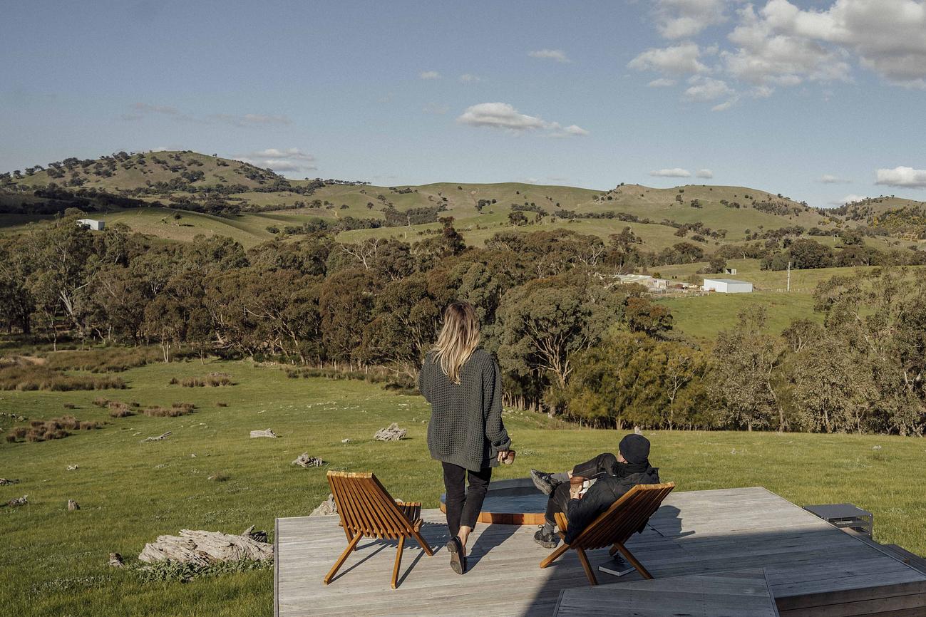 Wilka Eco Escapes - Kenneth, VIC - Cabin for Rent in Glenhope East ...