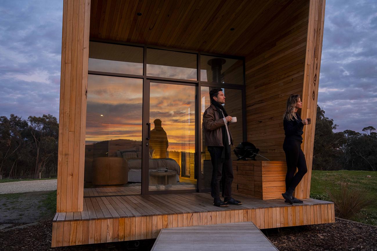 Wilka Eco Escapes - Kenneth, VIC - Cabin for Rent in Glenhope East ...