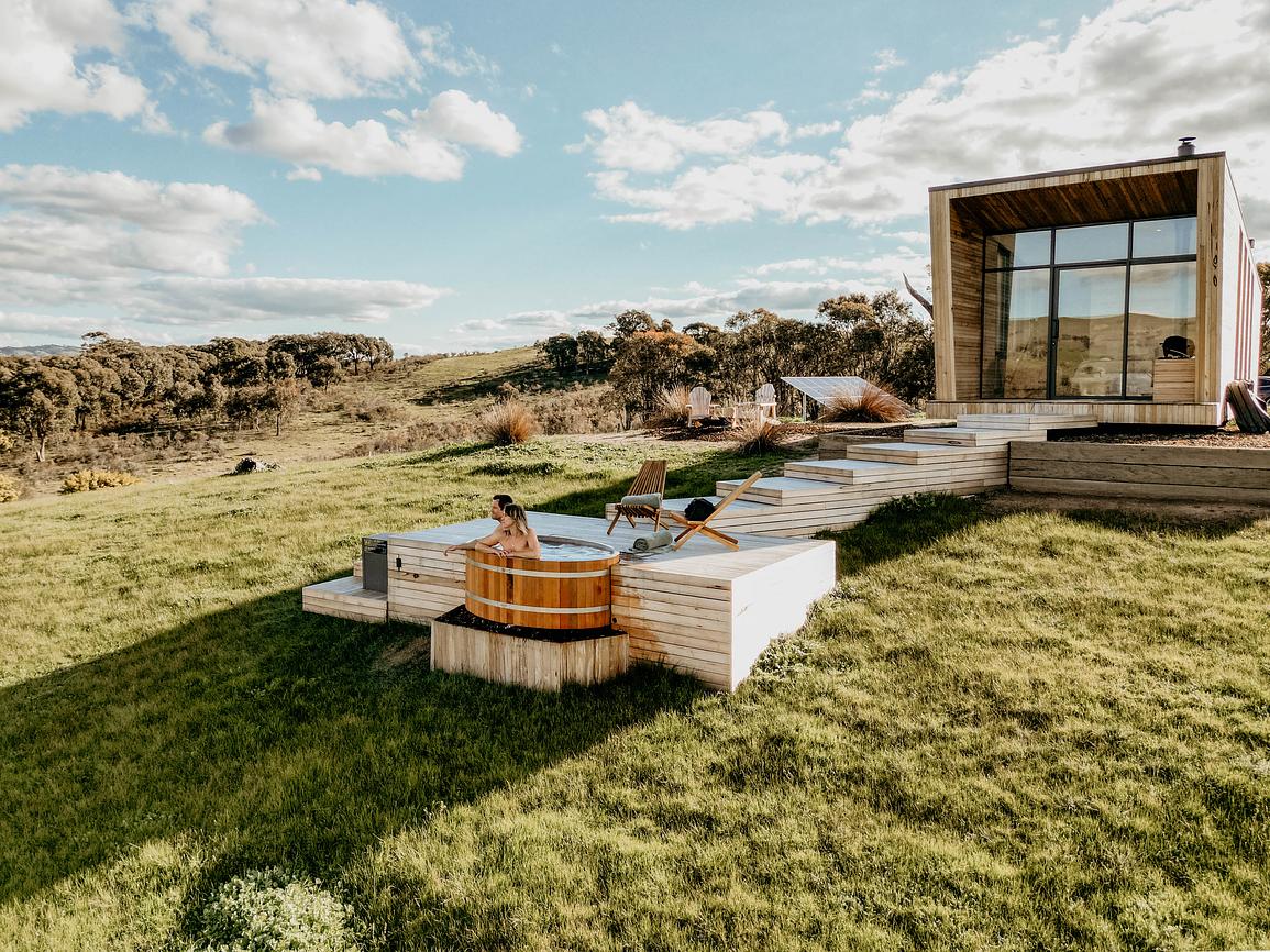 Wilka Eco Escapes - Kenneth, VIC - Cabin for Rent in Glenhope East, Macedon Ranges, VIC, AU ...