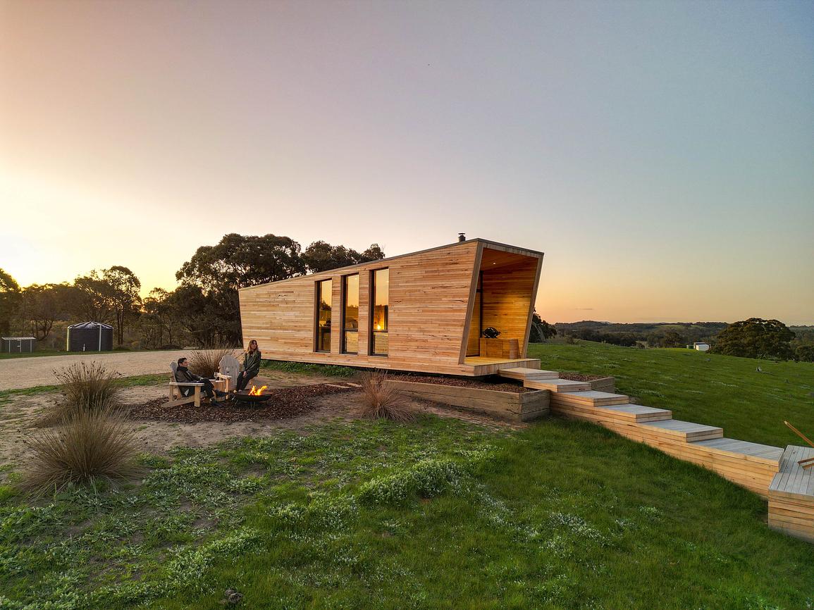 Wilka Eco Escapes - Kenneth, VIC - Cabin for Rent in Glenhope East ...