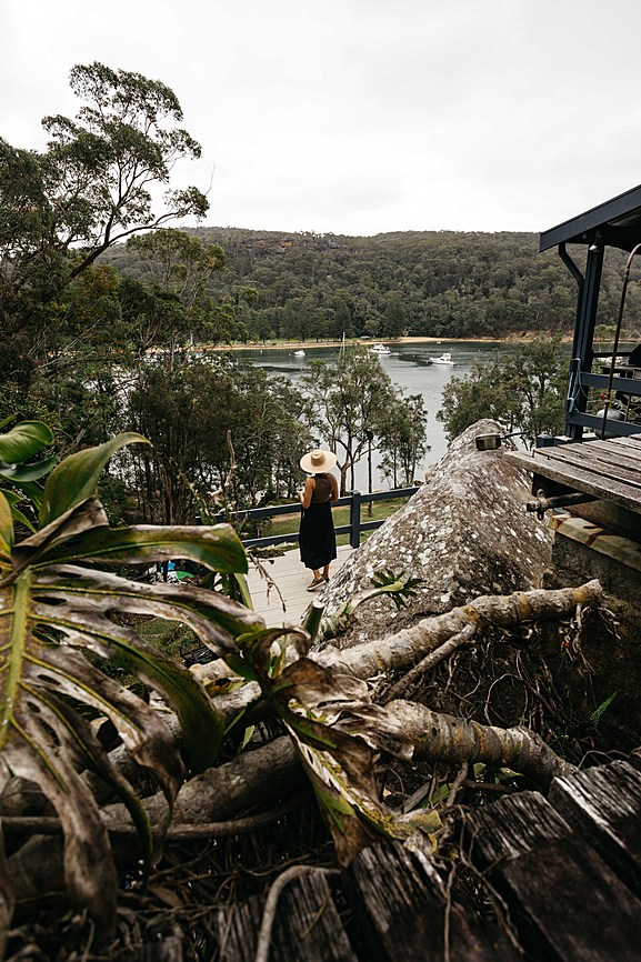 The Retreat at Coasters - A house on some rocks in the trees. With a ...