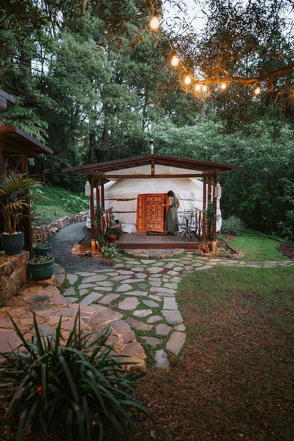 Ayala Yurt Stay - Yurt for Rent in Warburton, Yarra Valley, VIC, AU ...