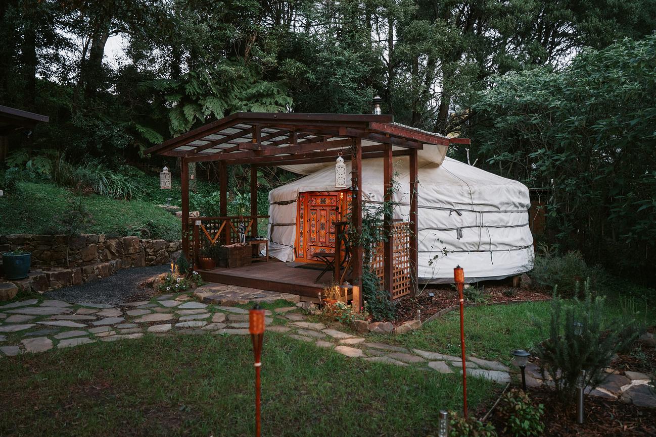 Ayala Yurt Stay - Yurt for Rent in Warburton, Yarra Valley, VIC, AU ...