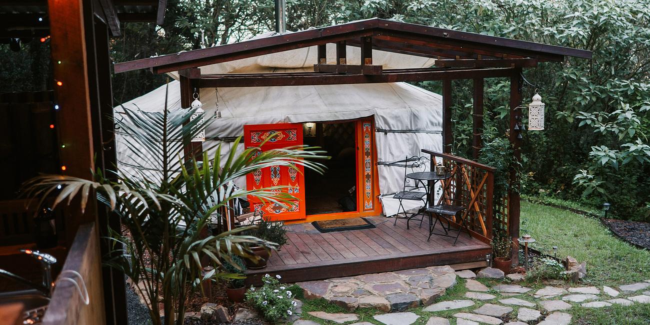 Ayala Yurt Stay - Yurt for Rent in Warburton, Yarra Valley, VIC, AU ...