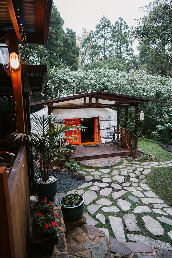 Ayala Yurt Stay - Yurt for Rent in Warburton, Yarra Valley, VIC, AU ...