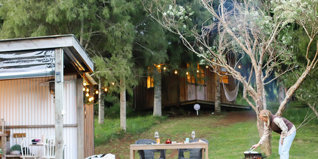 Wainui River Glamping - Cabin for Rent in Aongatete, Bay of Plenty, NZ ...