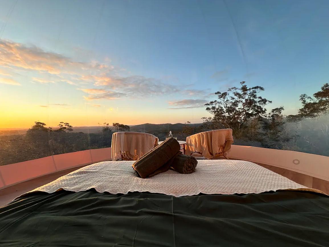 Romantic Stargazing Dome + Hot Tub - Beyond Bubbles - Tiny house for Rent in Bucketty, Hunter ...
