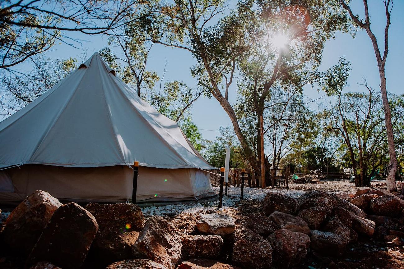 Outback Glamping - Charlie's Camp - Glamping for Rent in Lightning ...