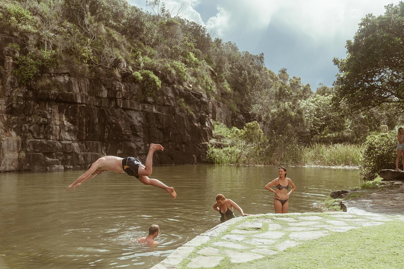 Jump Rock at Angourie Blue Pools | Riparide