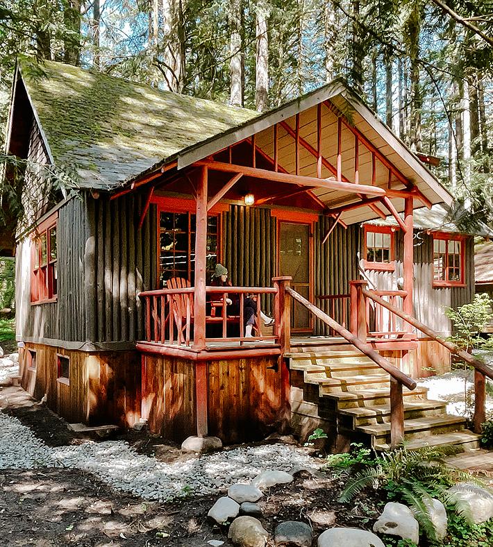 Historic Steiner Log Cabin on Mt Hood - Cabin for Rent in Brightwood ...