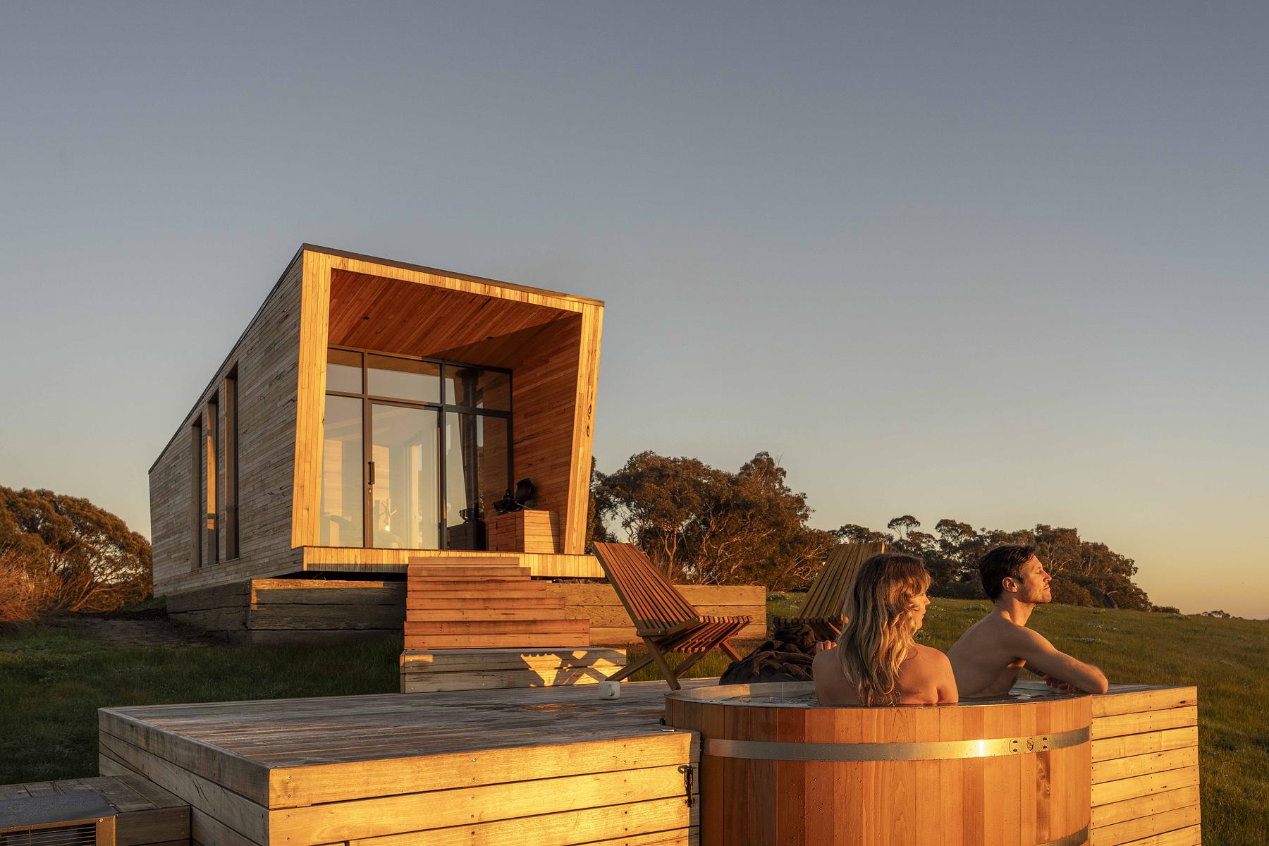 Wilka Eco Escapes - Kenneth, VIC - Cabin for Rent in Glenhope East ...