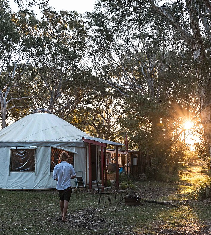 Sanctuary Yurt by Sea Retreat - Glamping for Rent in Nambucca, North ...
