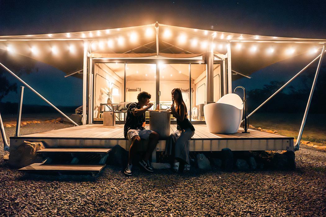 Golden Glamping - Wildnest Farmstay – Kookaburra - Adventure by John in Glen Davis, Country NSW ...